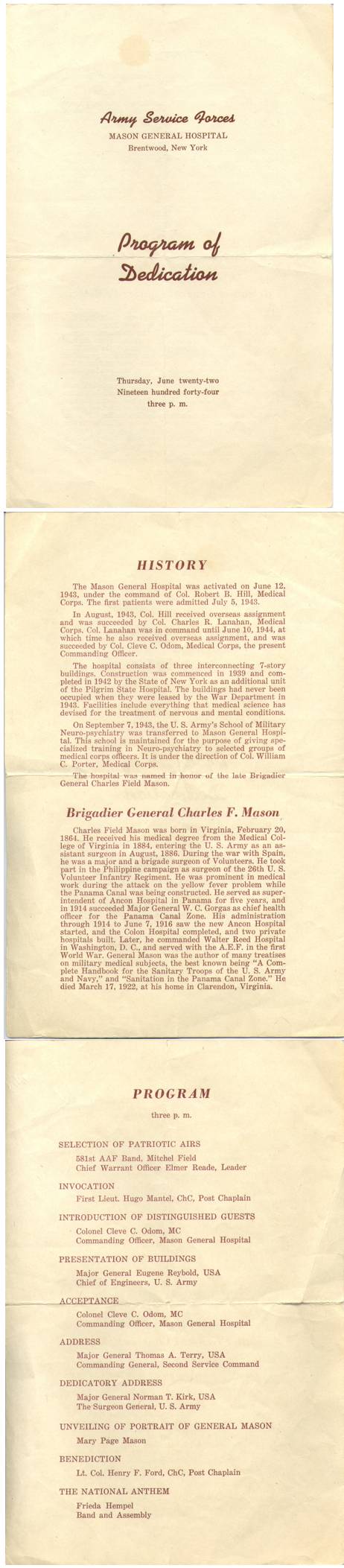 Edgewood Hospital - History